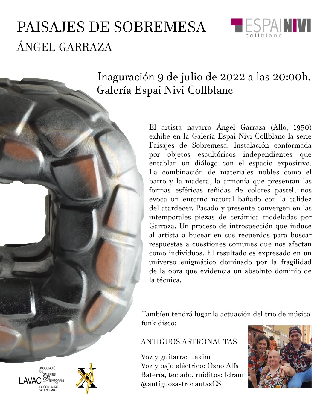 INAUGURACIÓN: Paisajes de sobremesa – Ángel Garraza